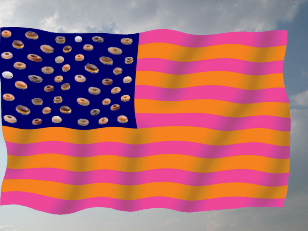 Doughnut Flags & Flag Doughnuts – Portland Flag Association