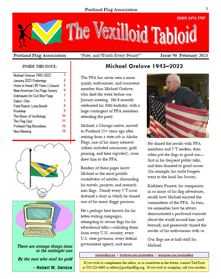 Vexilloid Tabloid #98 – Portland Flag Association